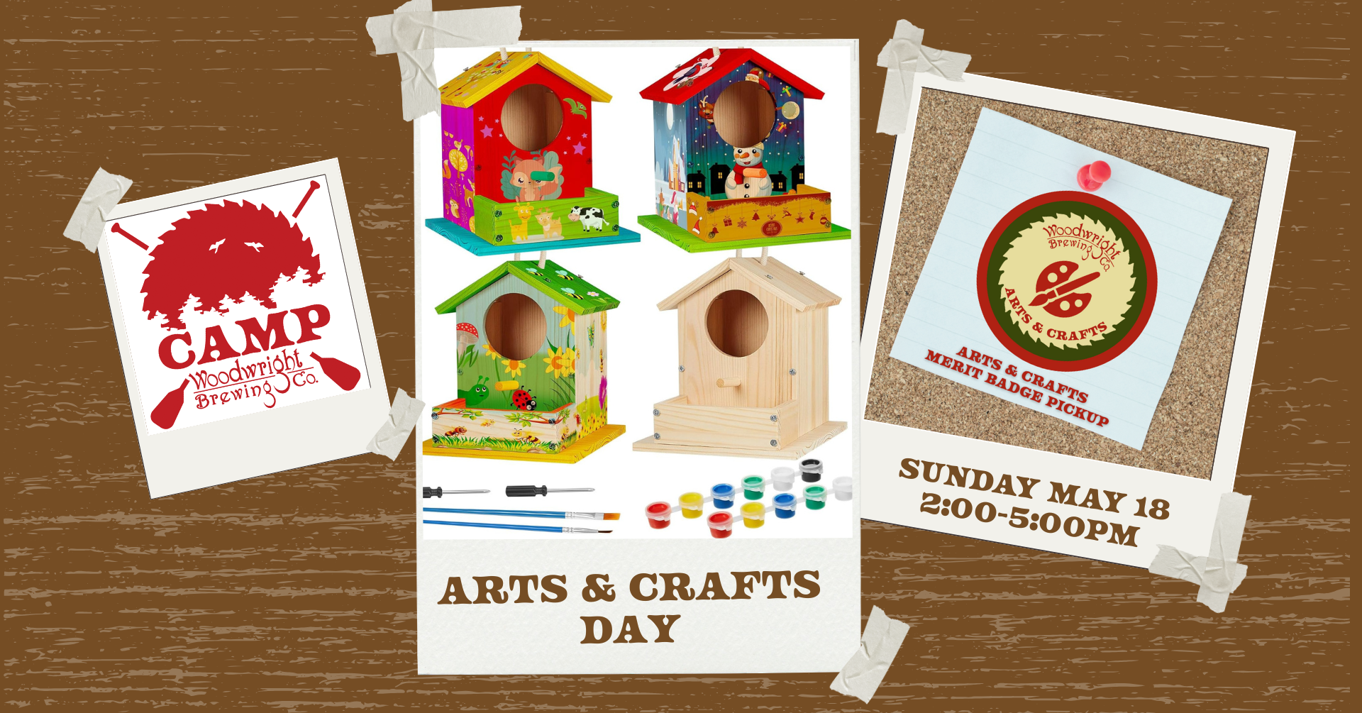 Arts & Crafts Day at Camp Woodwright - Woodwright Brewing Company